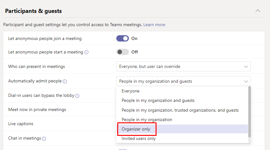 MS Teams Meetings Link - Expiry - Microsoft Q&A