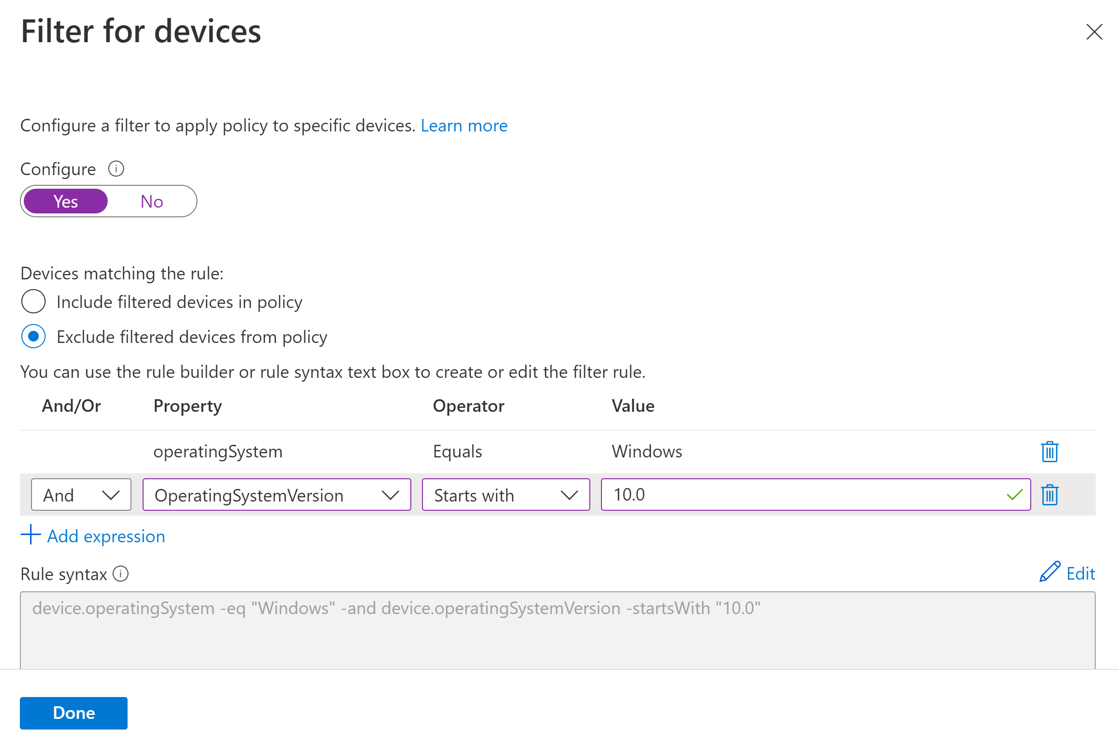 Condtional Access Policy Filter For Devices Microsoft Qanda