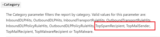 Top outbound spam senders in EOP. - Microsoft Q&A