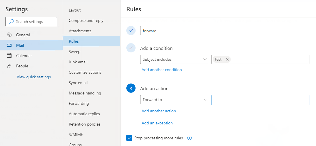 Outlook forwarding rules based on microsoft teams shifts - Microsoft Q&A