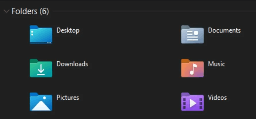 The Video Folder with its icon is missing. - Microsoft Q&A