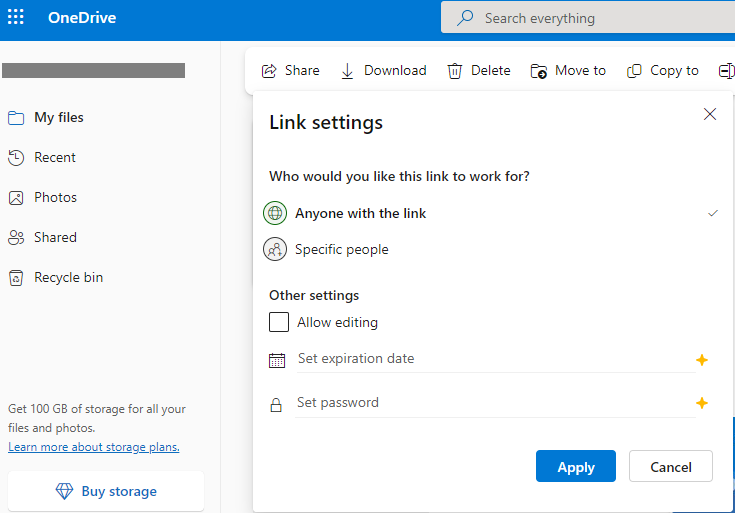 Check OneDrive Shared Folder Item with VB.Net - Microsoft Q&A