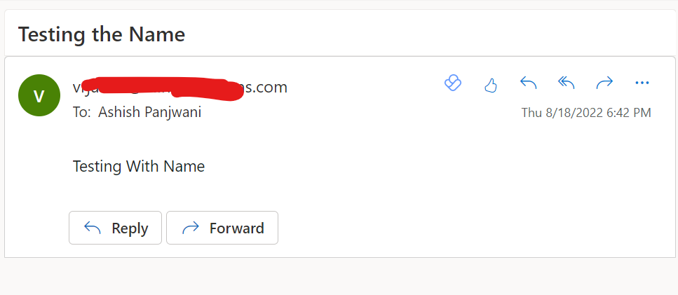 Logic App Gmail Connector Send Email From Email Not Showing Name Microsoft Qanda