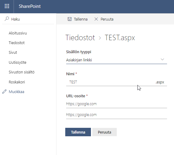 Sharepoint 2016/2019/SE "Link to document" content type opens ...
