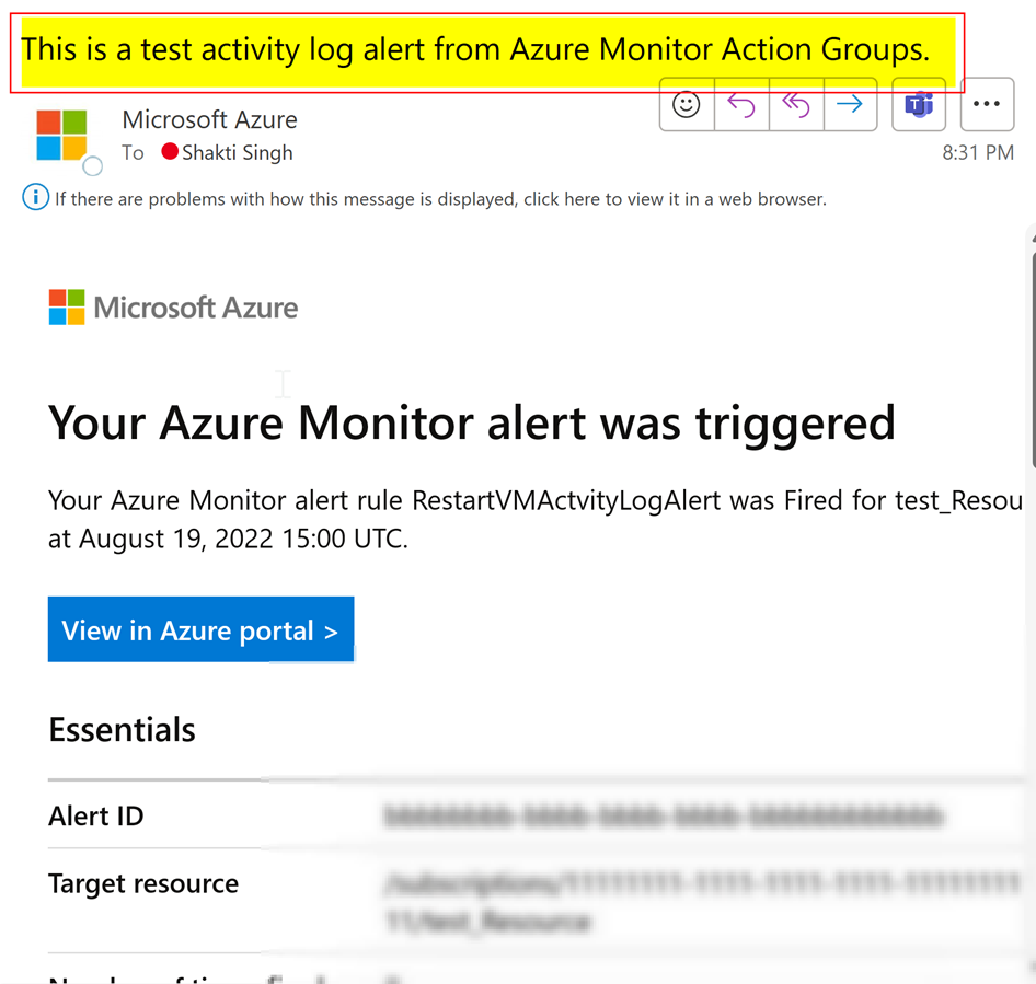 Alert Metrics in adf is not working - Microsoft Q&A