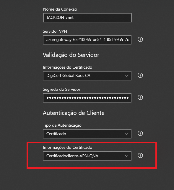 how to create P2S VPN azure certificate - Microsoft Q&A