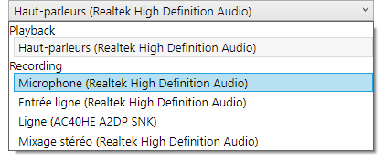 How can I show a list of available audio devices in a combo box in WPF ...