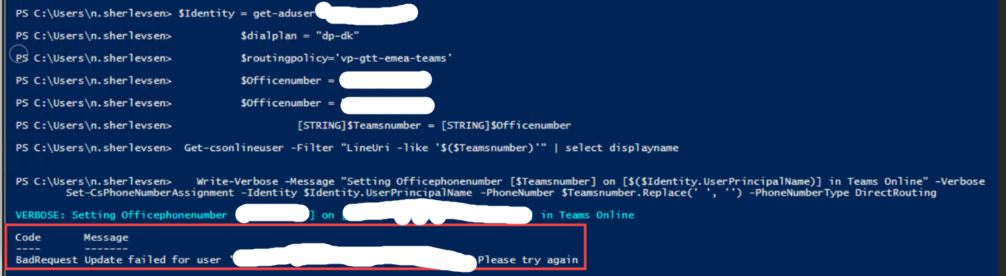 Cannot assign number in Teams - Microsoft Q&A Cannot assign number in Teams - Microsoft Q&A