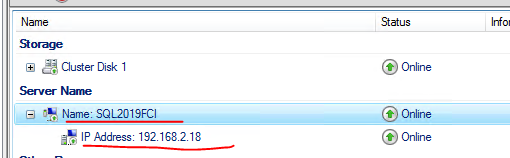Increase the secondary IPs to access the database on the SQL server ...