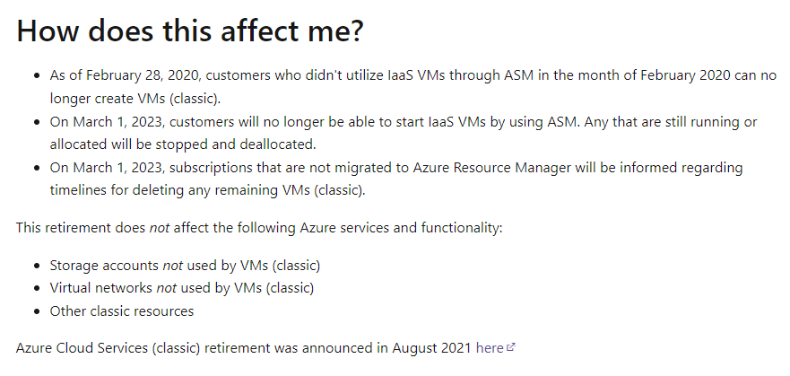 As microsoft azure announced they are going to stop support for Cloud ...