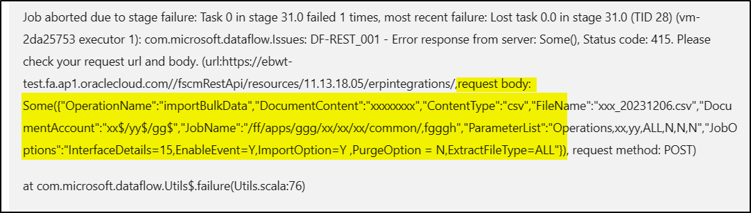 Issue while calling the external api in azure datafactory - Microsoft Q&A