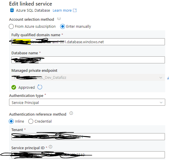 Service Principals Authentication To Sql Db Microsoft Qanda