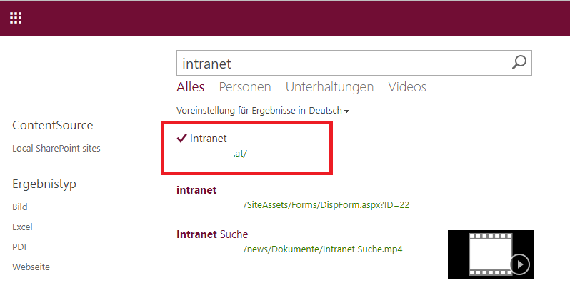 Sharepoint Subscription Edition On Premise Modern Search Promoted Results Microsoft Qanda