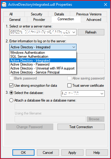 Sql Server Connection From Ssis Package Microsoft Qanda 7190