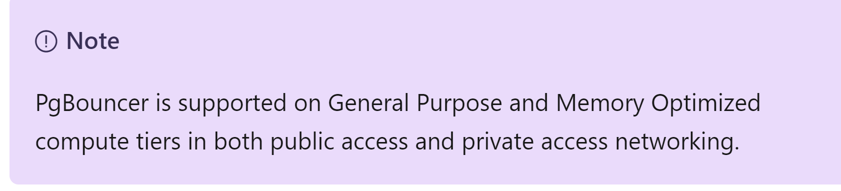 pgbouncer.enable parameter not available - Microsoft Q&A