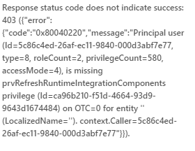 Azure service bus with Dynamics 365 endpoint error 403 - Microsoft Q&A