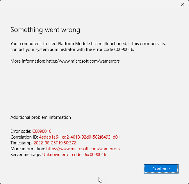 unable to activate office apps afer motherboard replacement TPM module ...