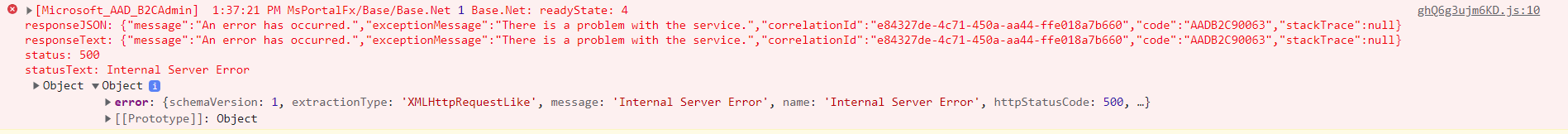 Azure Ad B2c Customize Ui With Html Template Unexpected Error Microsoft Qanda