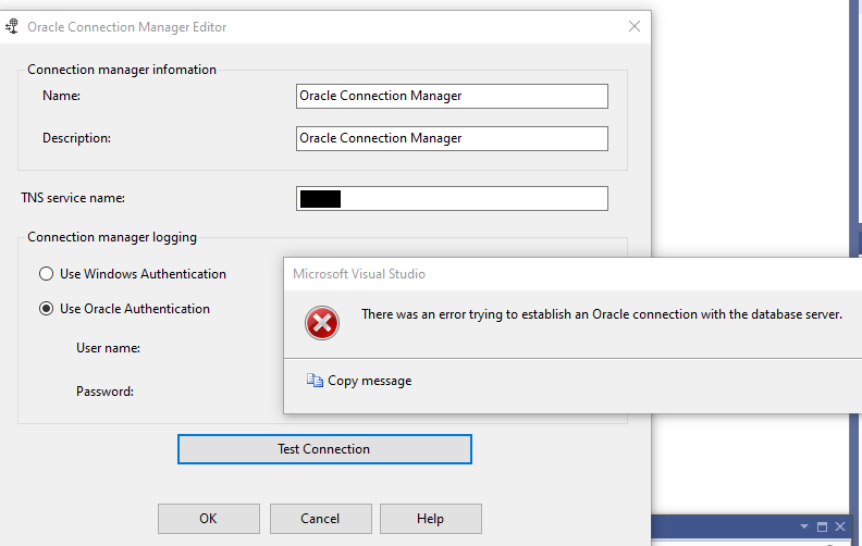 Microsoft Connector For Oracle Missing In The List Of Ssis Connection Manager After