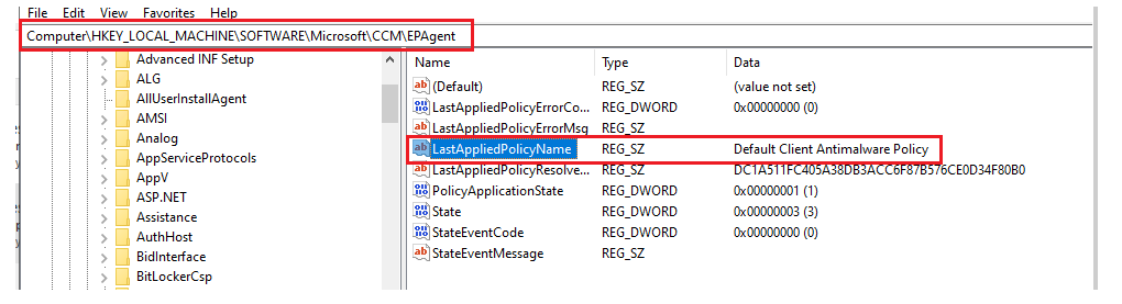 Antimalware Policy not applied - Microsoft Q&A