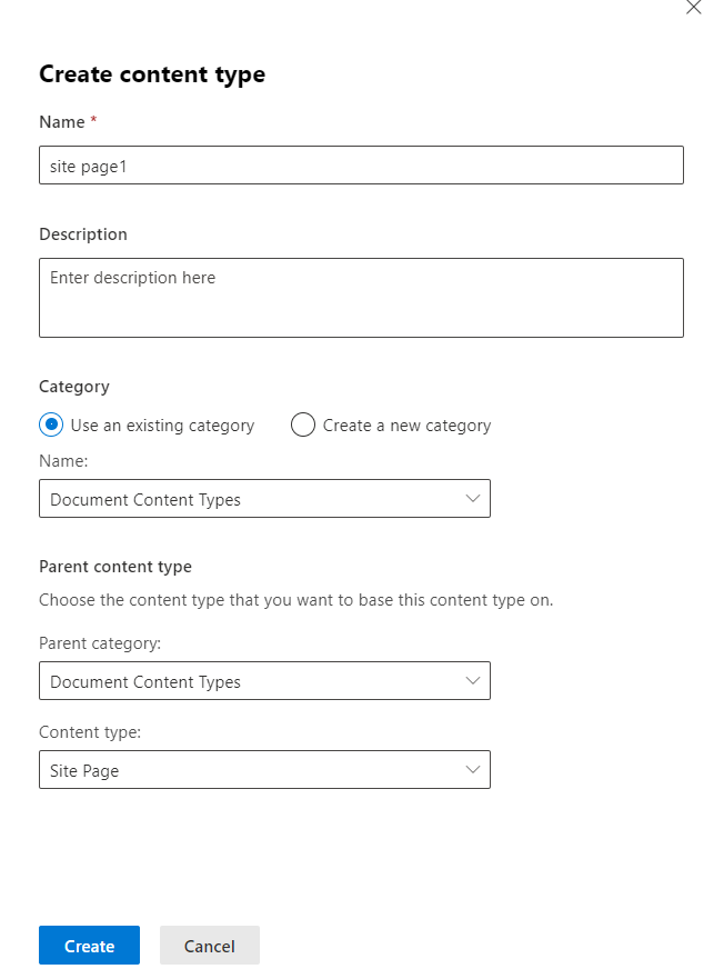 Site Page Content Type Missing From Admin Content Type Gallery Microsoft Qanda