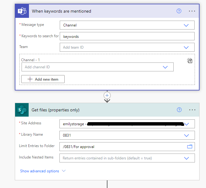 Continuous approval creation in recem folder created - Microsoft Q&A