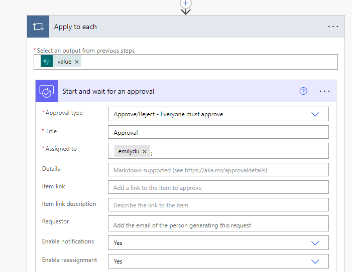 Continuous approval creation in recem folder created - Microsoft Q&A