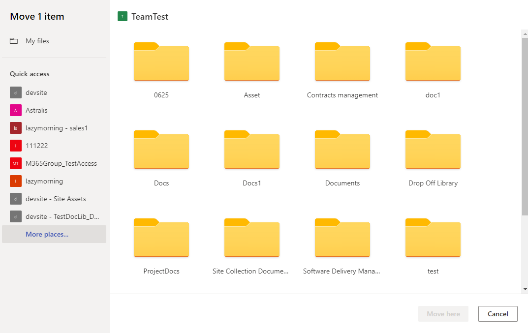 Has the sharepoint online move-to and Copy-to function/option been ...