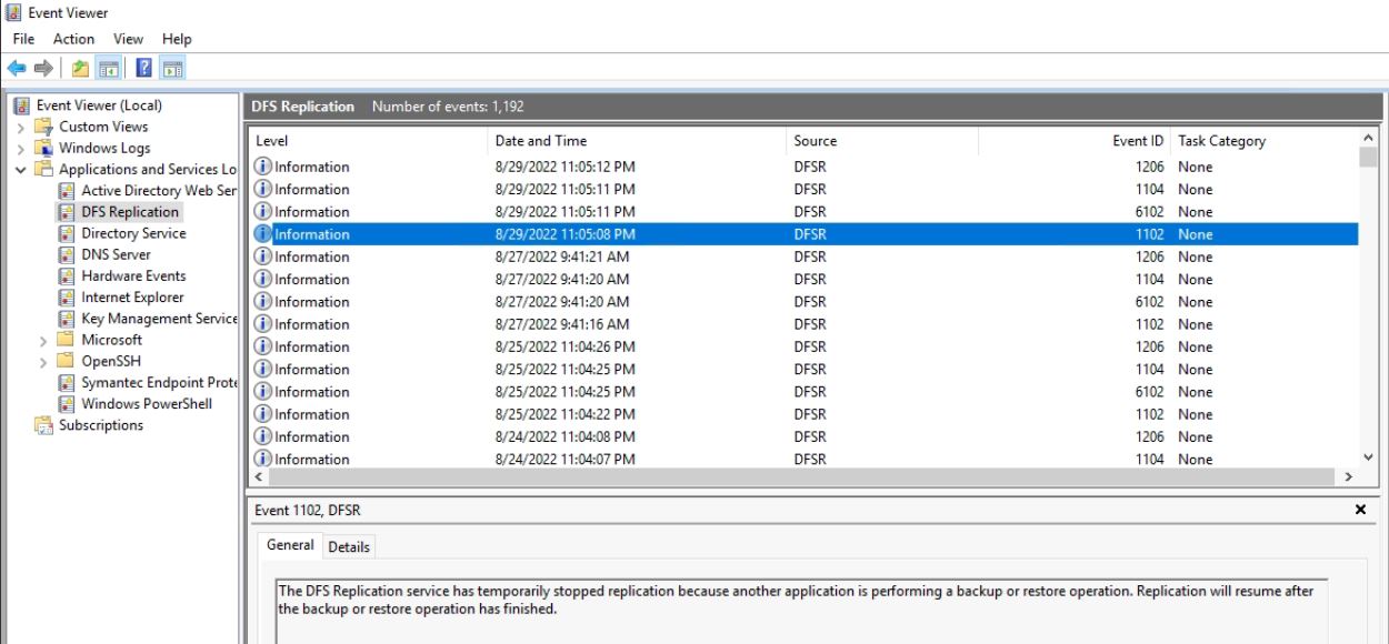 Need to verify that DFSR replication is working after tranferring FSMO roles to new server ...