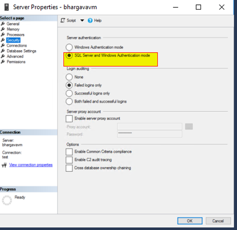 Unable to create a linked service on Azure Data Factory to connect to SQL sever developer ...