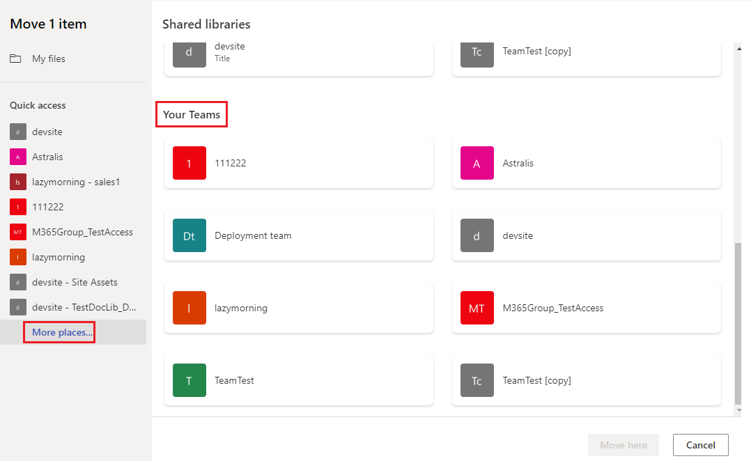 Has the sharepoint online move-to and Copy-to function/option been ...