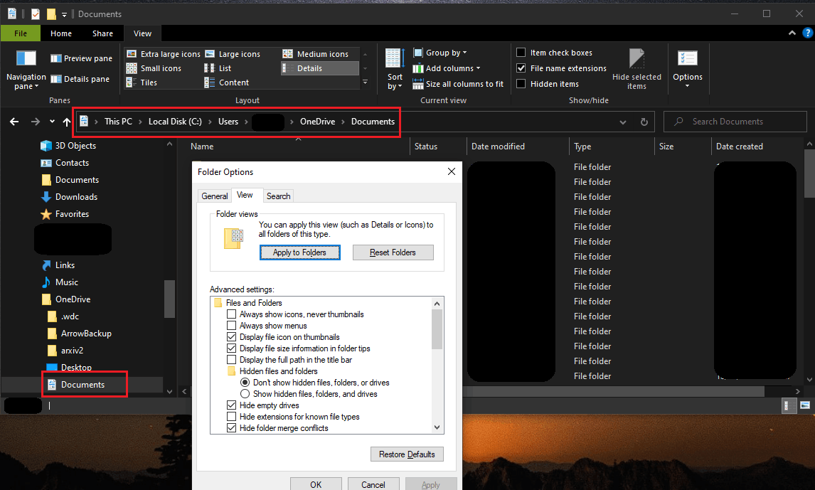Apply View Format to all Sub-folders - Microsoft Q&A