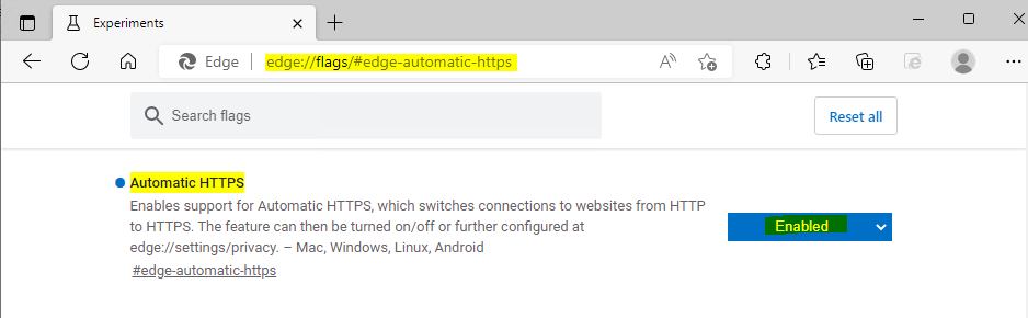 Edge redirecting HTTP to HTTPS - Microsoft Q&A Edge redirecting HTTP to HTTPS - Microsoft Q&A
