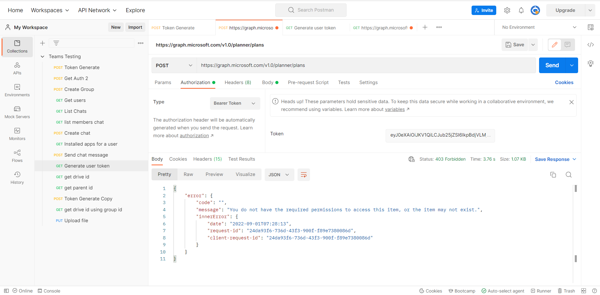 Create Plan Using Postman Microsoft Qanda