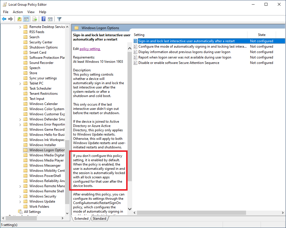 Why LockWorkStation function is not locking the screen, when I restart the system from Windows ...