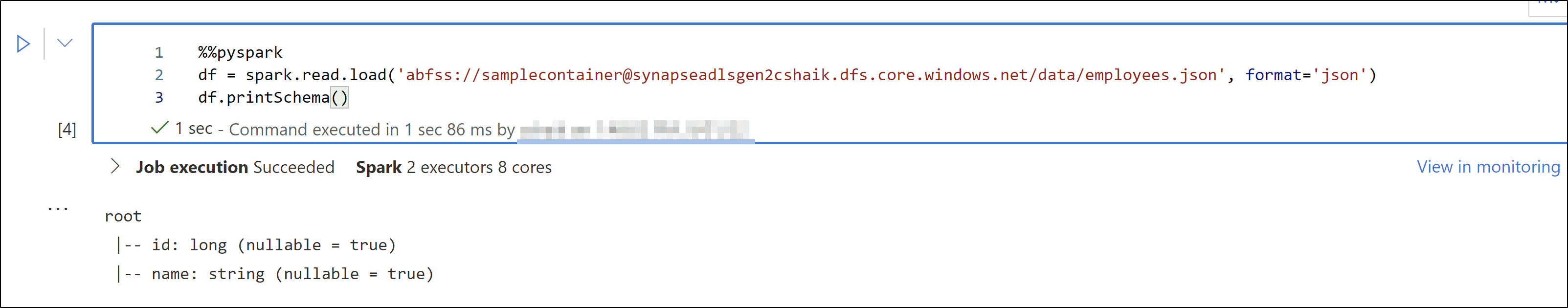 inferSchema not working for json on Synapse - Microsoft Q&A inferSchema not working for json on Synapse - Microsoft Q&A