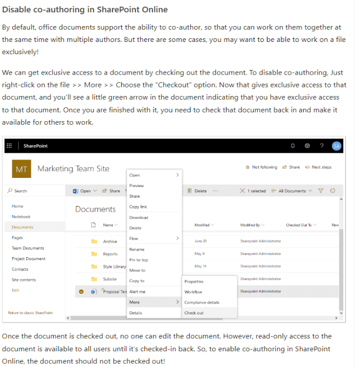 Can you force a user to close out of a file in a co-authored file? - Microsoft Q&A