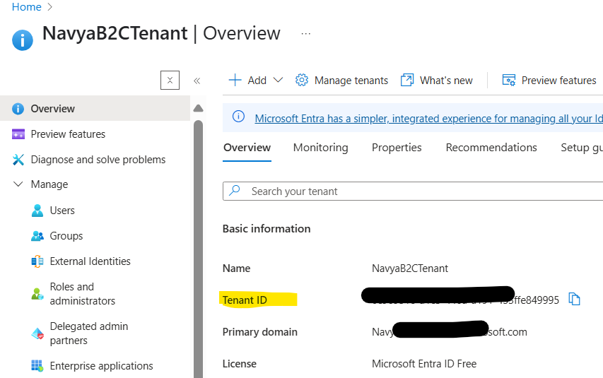 Unable to Provision Functional Azure AD B2C Tenants – No Object ID Assigned, All Endpoints Fail ...