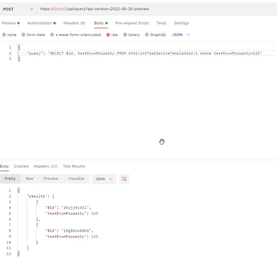 IoT Central API Query filter to enum property - Microsoft Q&A IoT Central API Query filter to enum property - Microsoft Q&A