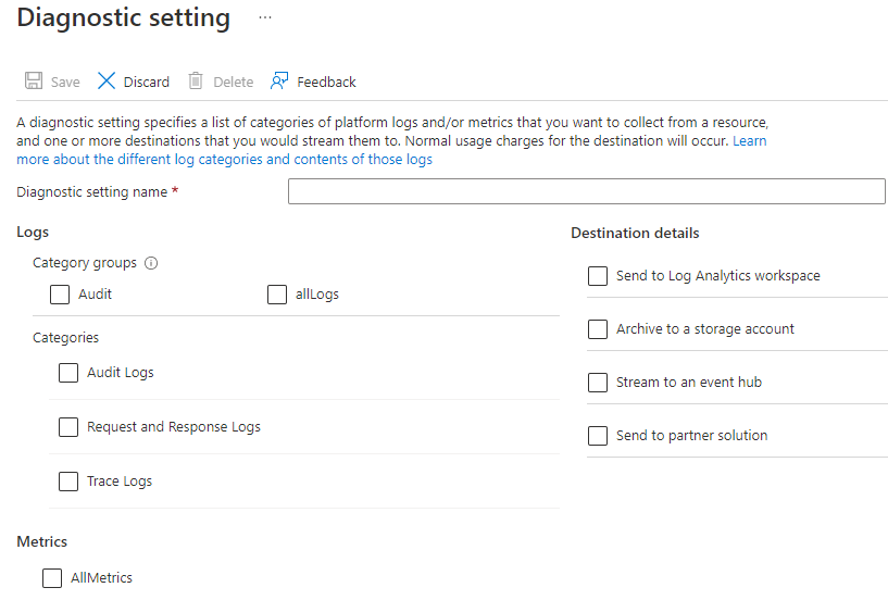 Azure Question Answering log enablement - Microsoft Q&A