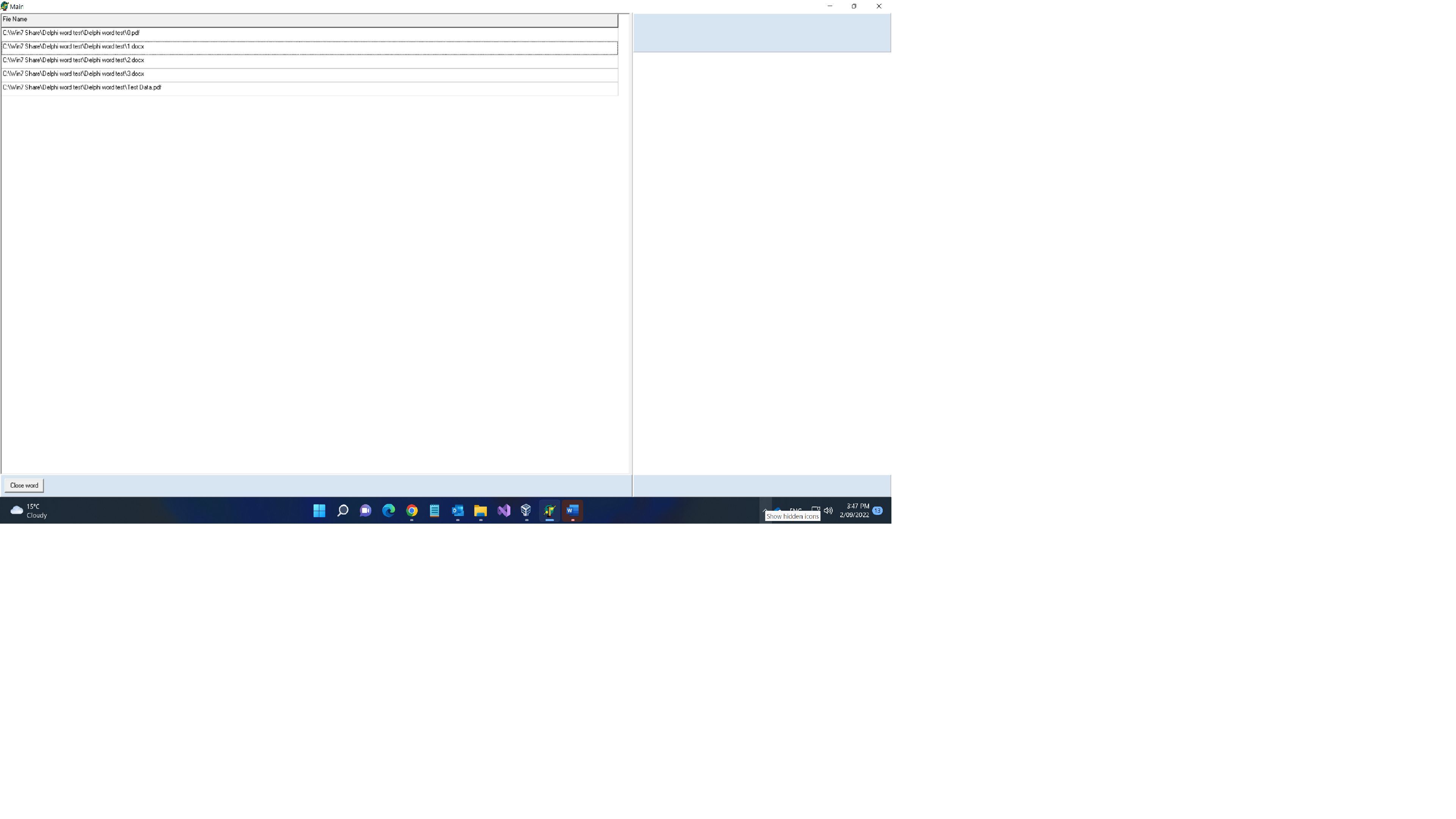 Word doesn' open on top of windows - Microsoft Q&A