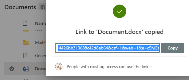 Create Sharing Link using CSOM/PnP.Framework - Microsoft Q&A Create Sharing Link using CSOM/PnP.Framework - Microsoft Q&A