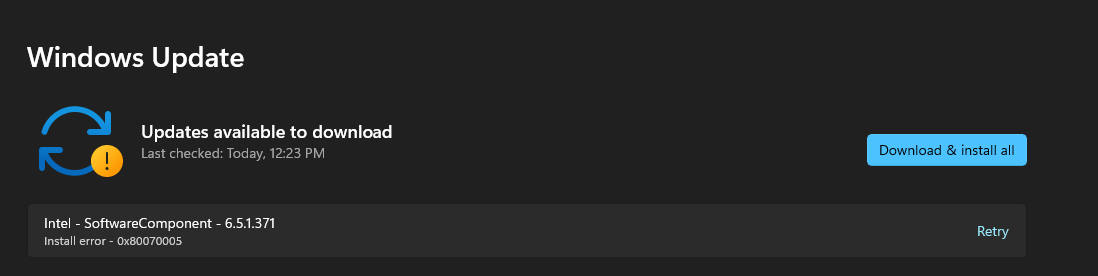 Unable to install any drivers - Microsoft Q&A