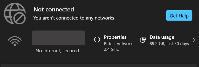 I have a problem with internet connectivity issues on Windows 11 ...