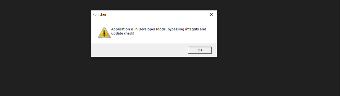 Please help me: Punisher pop up error - Microsoft Q&A