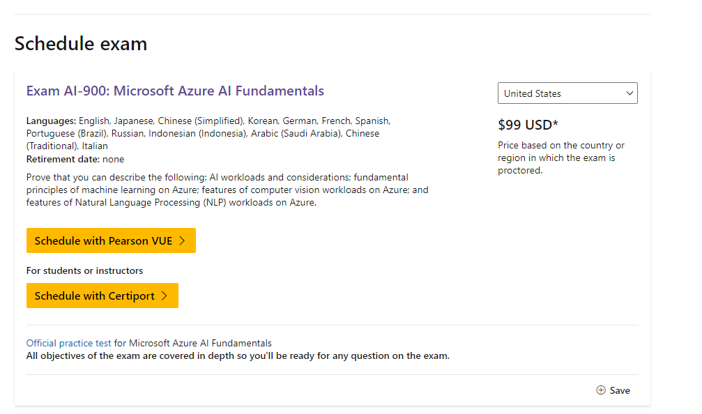 certification test for AI-900: - Microsoft Q&A