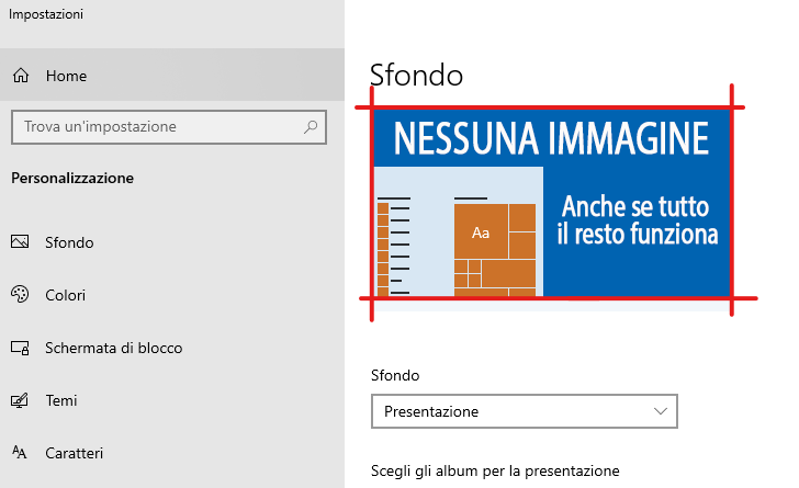 no background images preview windows 10 - Microsoft Q&A
