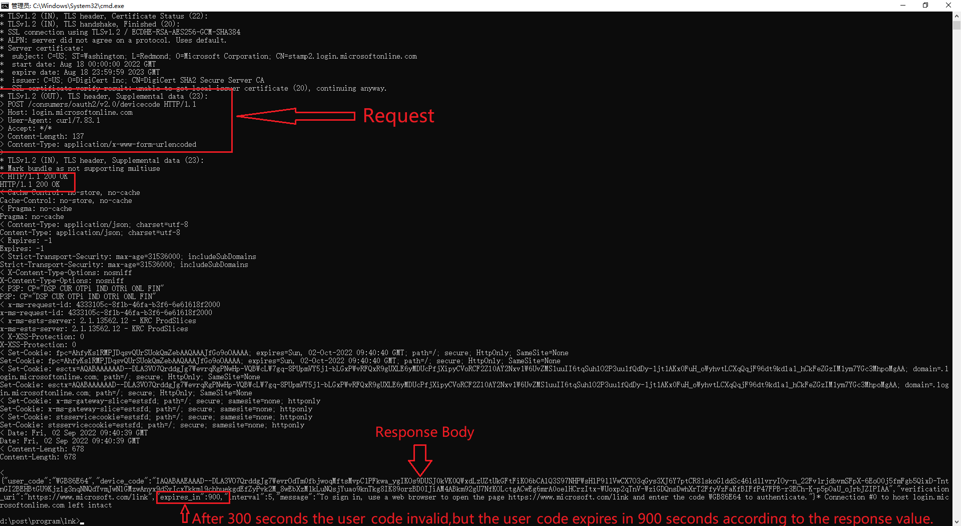The Usercode Expiresin Value Of The Oauth Device Code Flow Is Wrong And The Token Expires