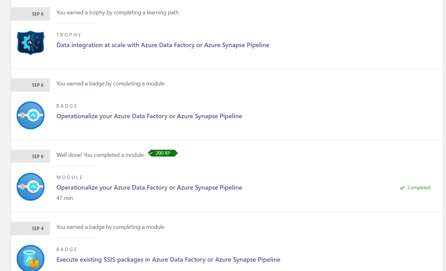 Why can't I view my badges and trophies in microsoft learn ? - Microsoft Q&A