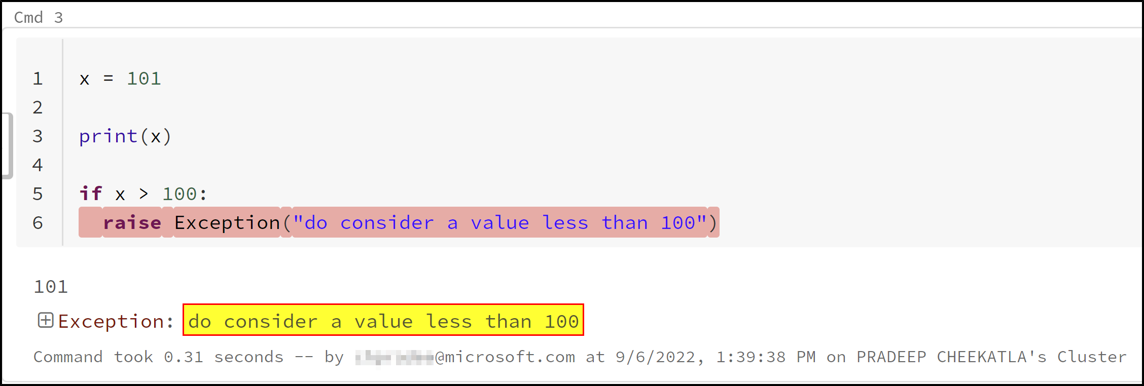 raise flag in databricks - Microsoft Q&A